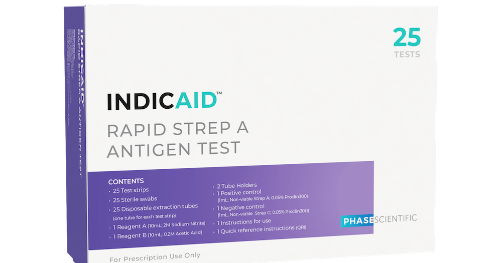 INDICAID Rapid Strep A Antigen Test